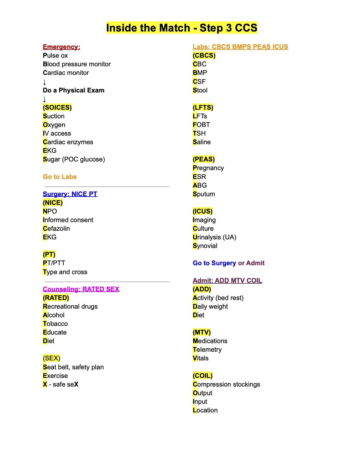 Step 3 CCS Guide — Inside the Match
