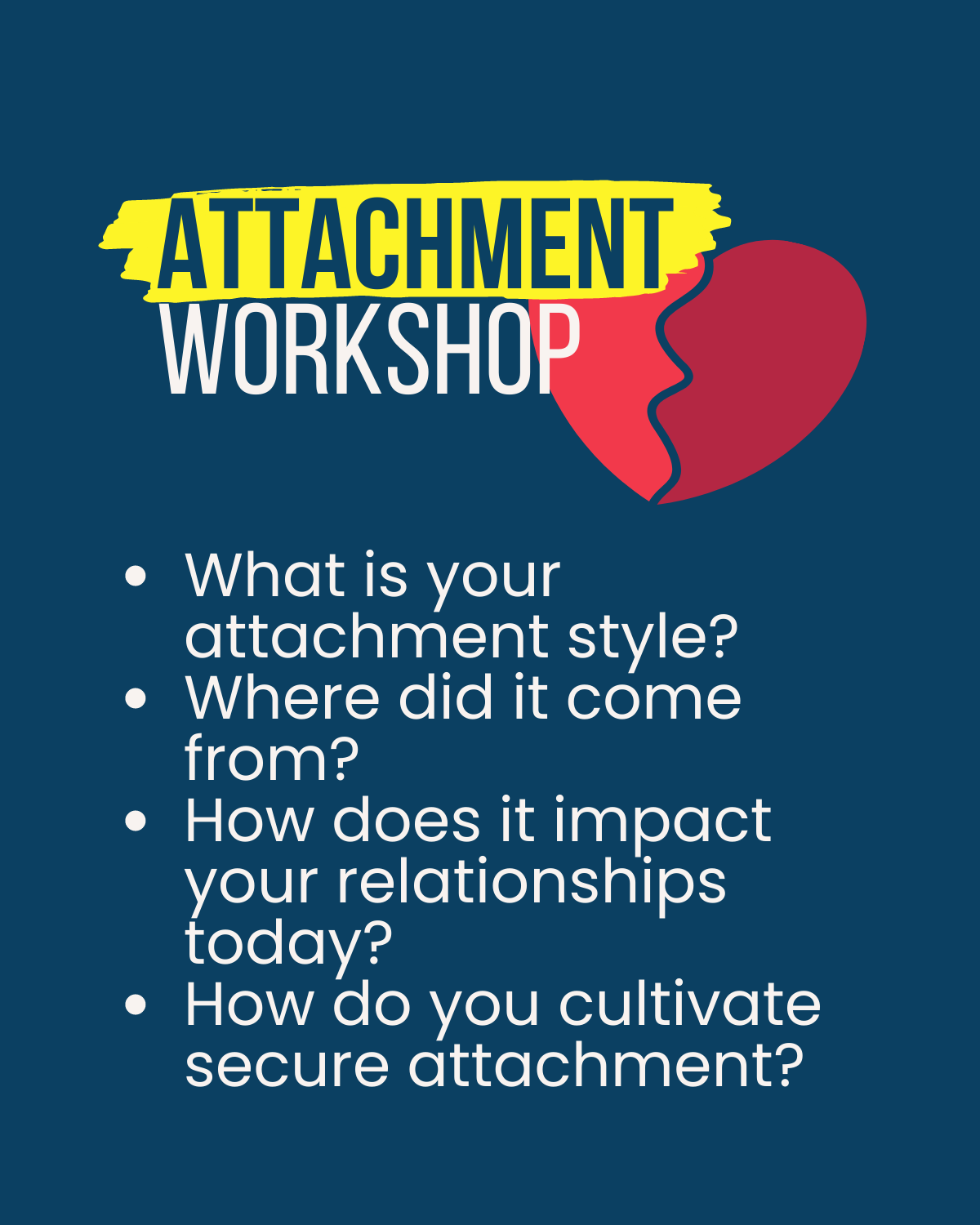 Attachment Workshop — KATI MORTON, LMFT
