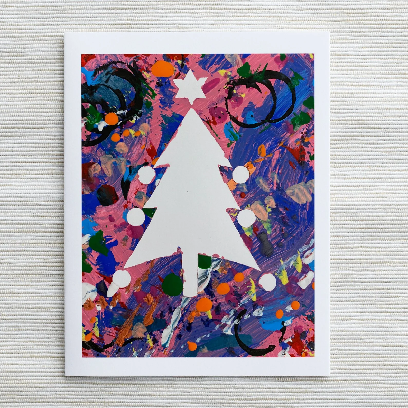 Oh Christmas Tree christmas xmas custom art artistic greeting card ...