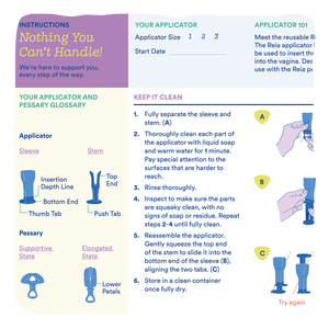 Pessary Instructions & Support | Reia — Reia