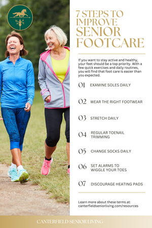 7 Steps to Improve Senior Foot Care — Canterfield Senior Living