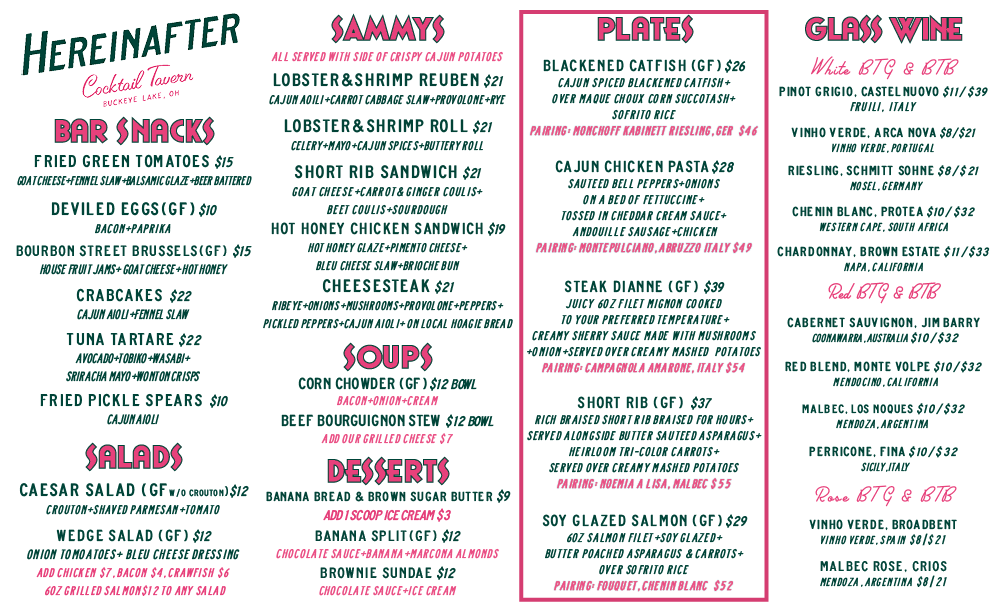 Menus