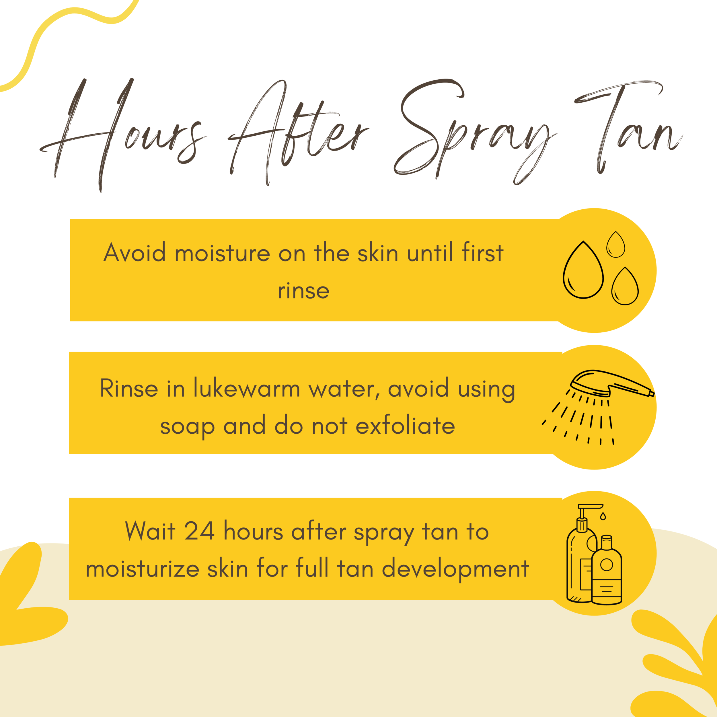 Spray Tan Prep — Little Miss Sunshine Spray Tan