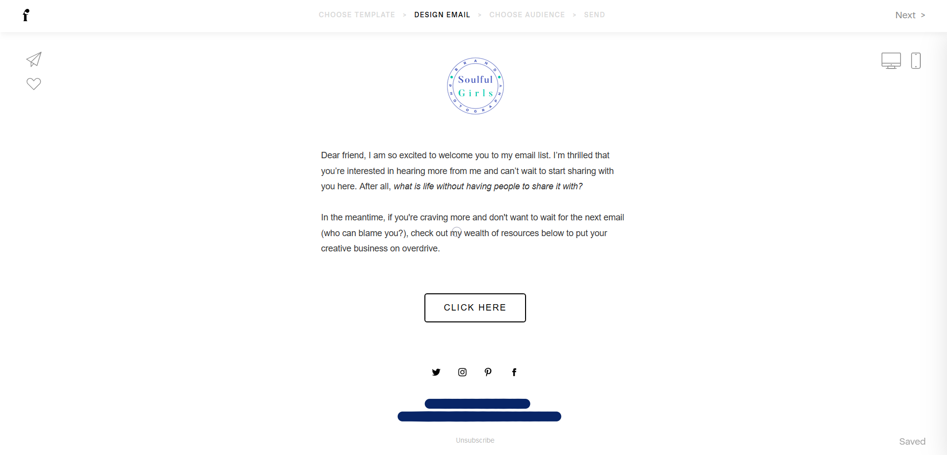 How To Design An Email Template In Flodesk For Your Creative Business ...