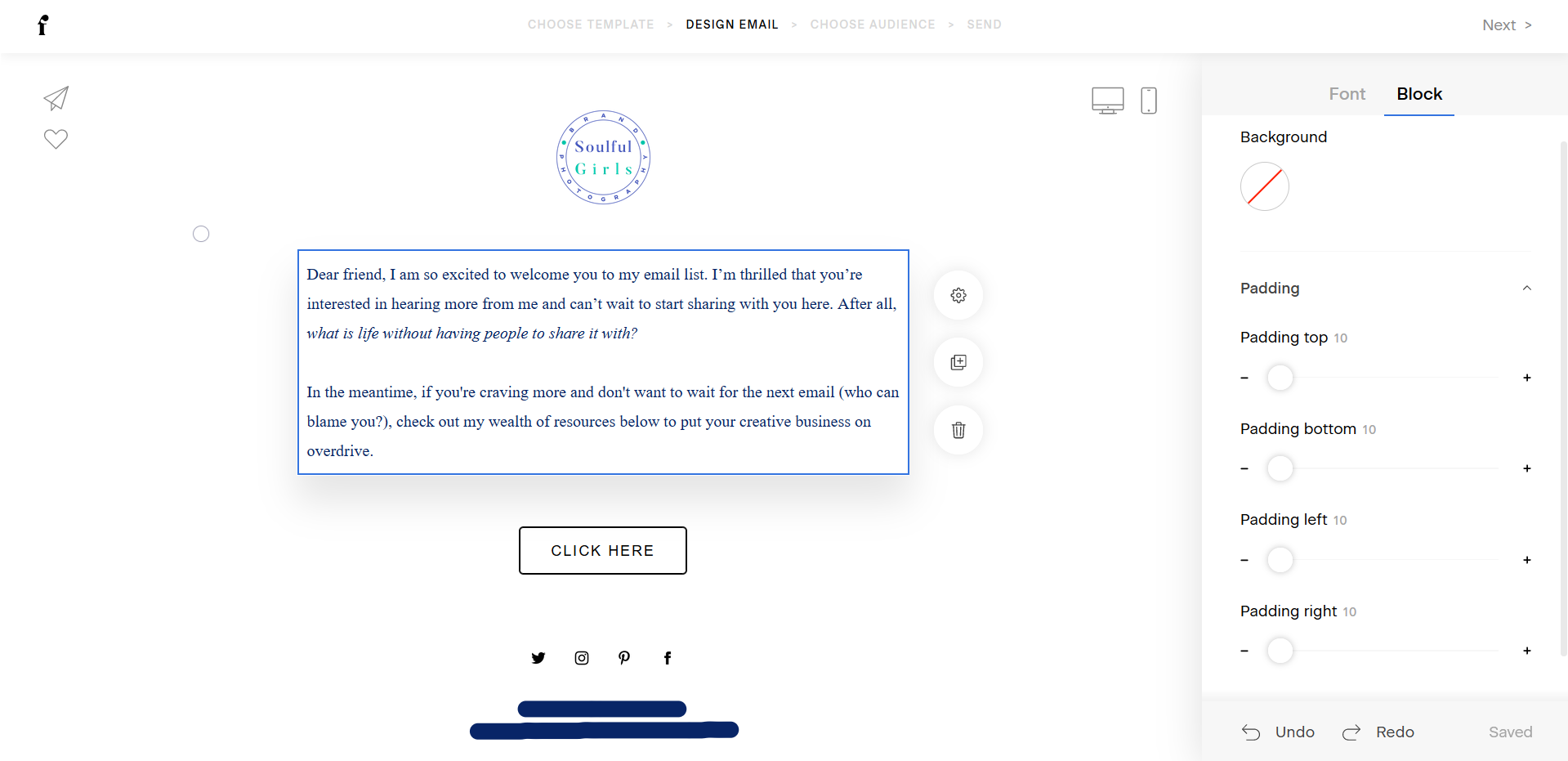 How To Design An Email Template In Flodesk For Your Creative Business ...