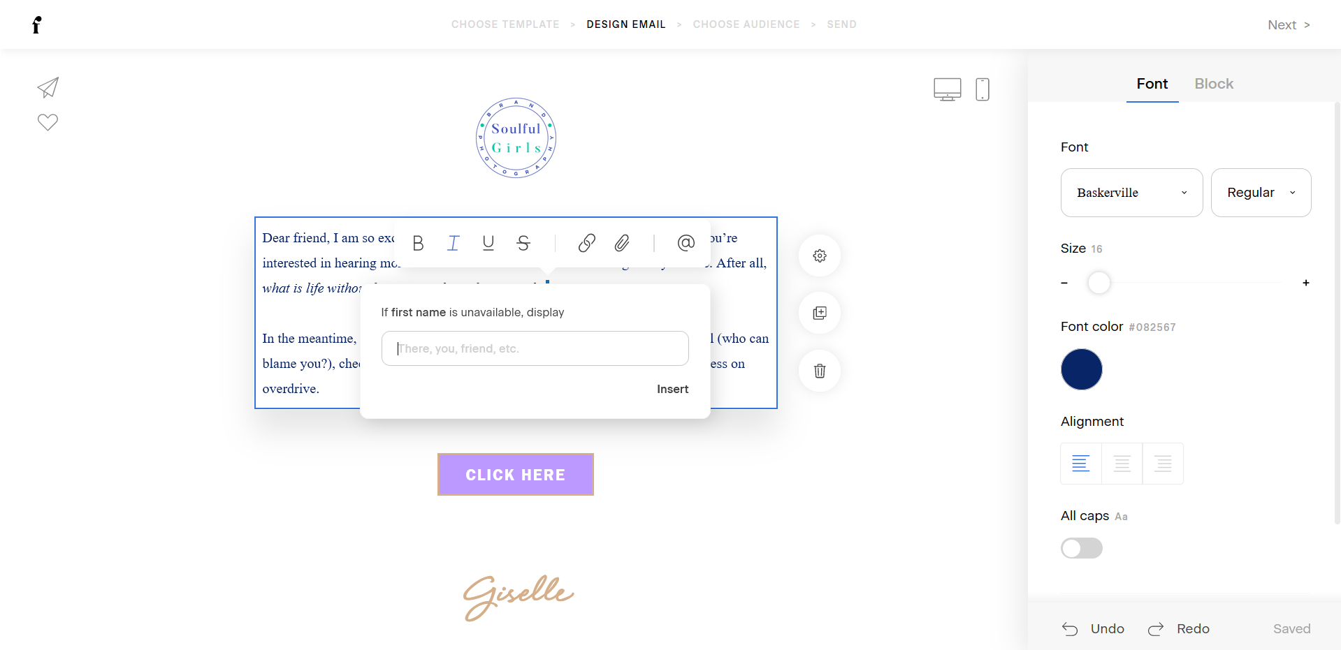 How To Design An Email Template In Flodesk For Your Creative Business ...