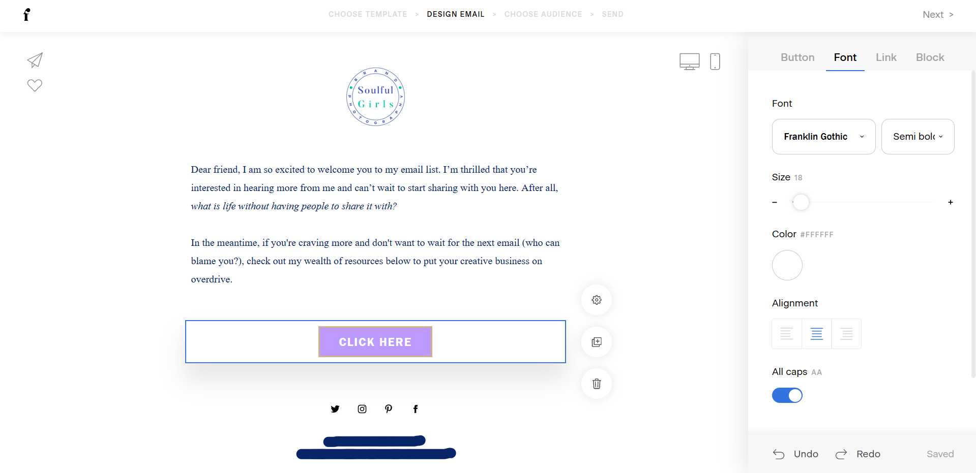 How To Design An Email Template In Flodesk For Your Creative Business ...