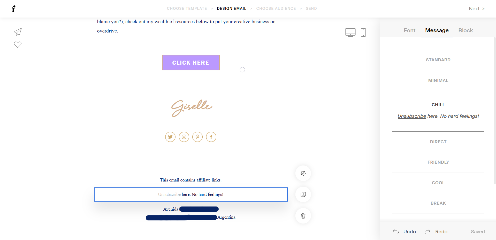 How To Design An Email Template In Flodesk For Your Creative Business ...