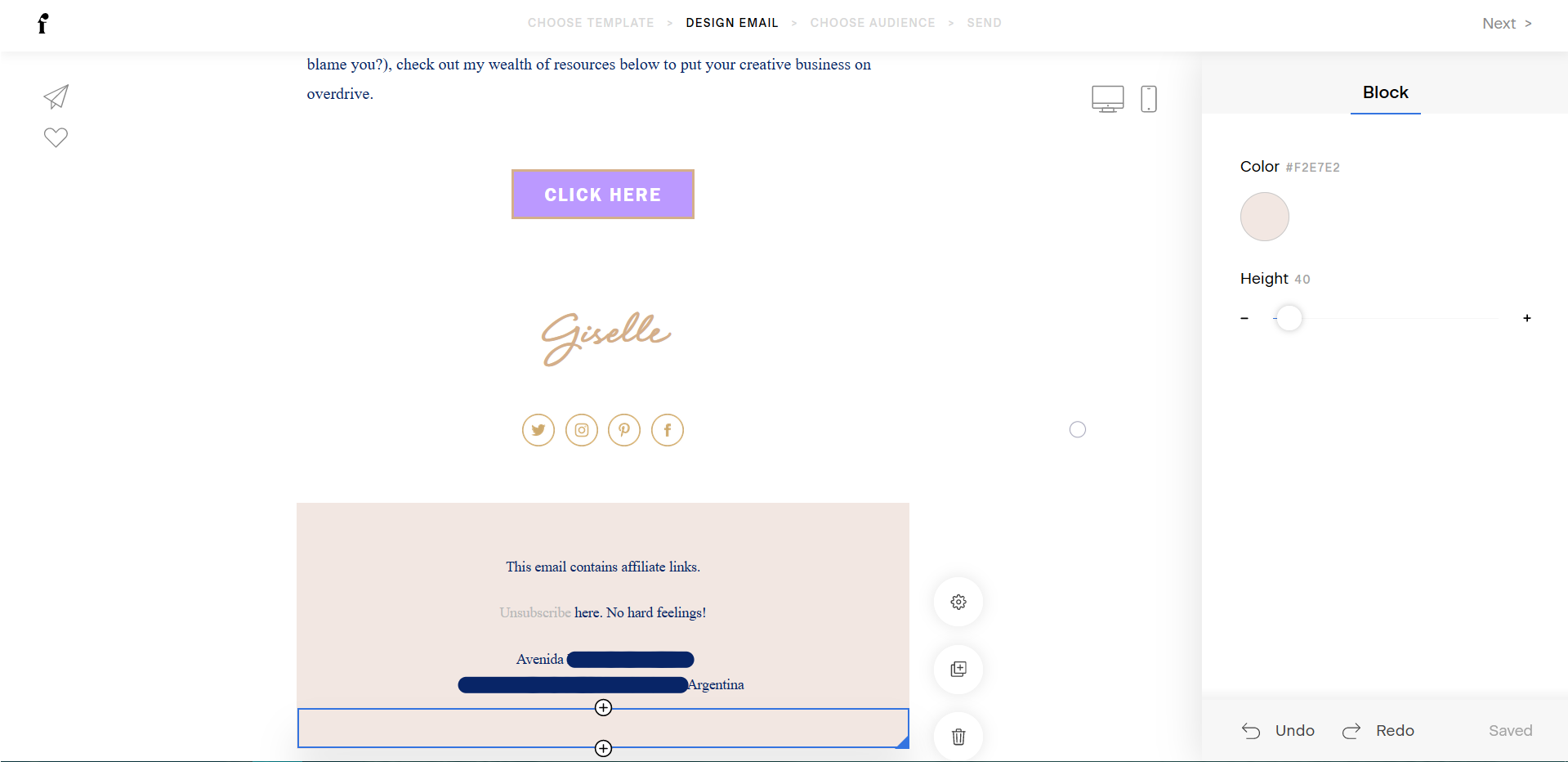 How To Design An Email Template In Flodesk For Your Creative Business ...