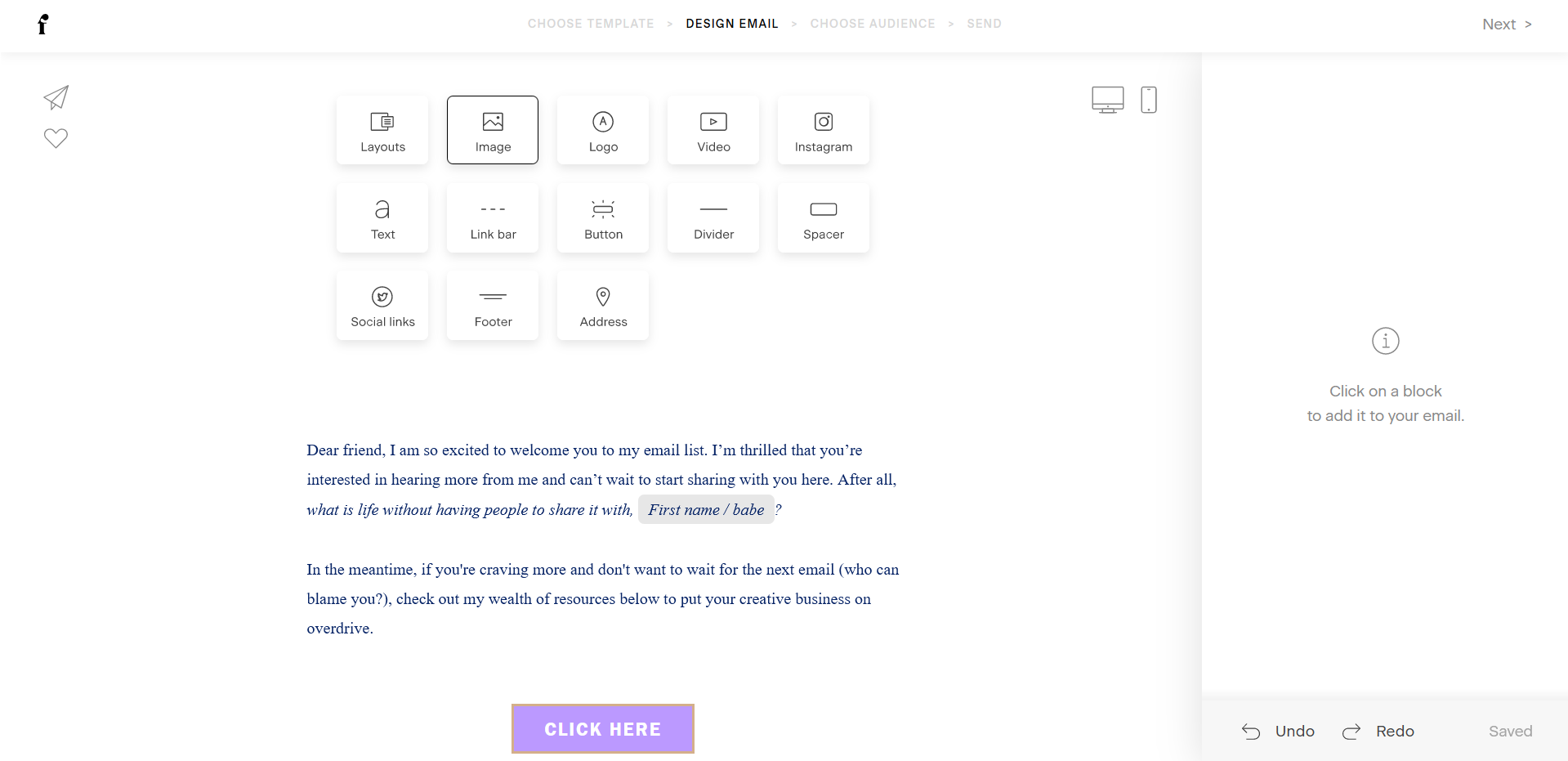 How To Design An Email Template In Flodesk For Your Creative Business ...