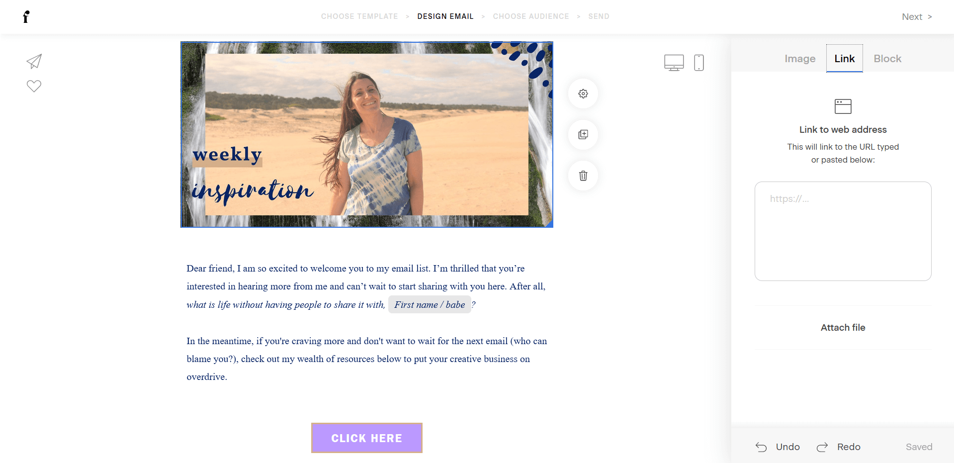 How To Design An Email Template In Flodesk For Your Creative Business ...