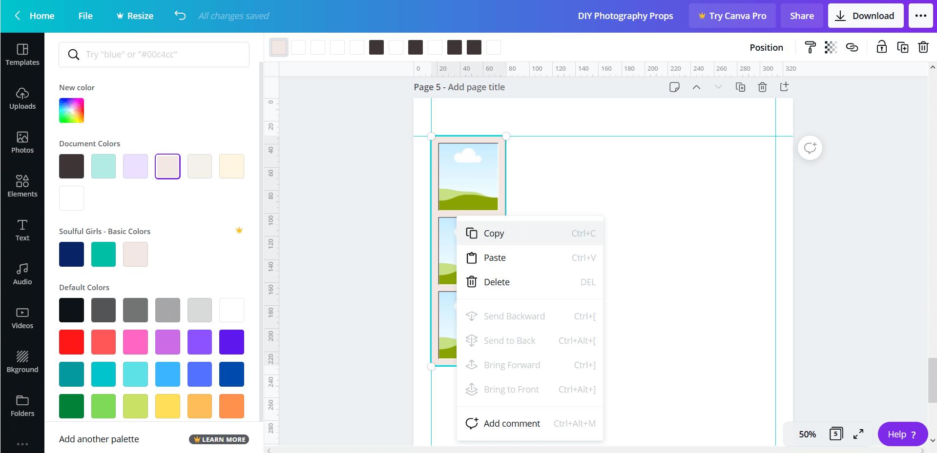 How To DIY Your Photo Props With Canva App — Soulful Girls Studio