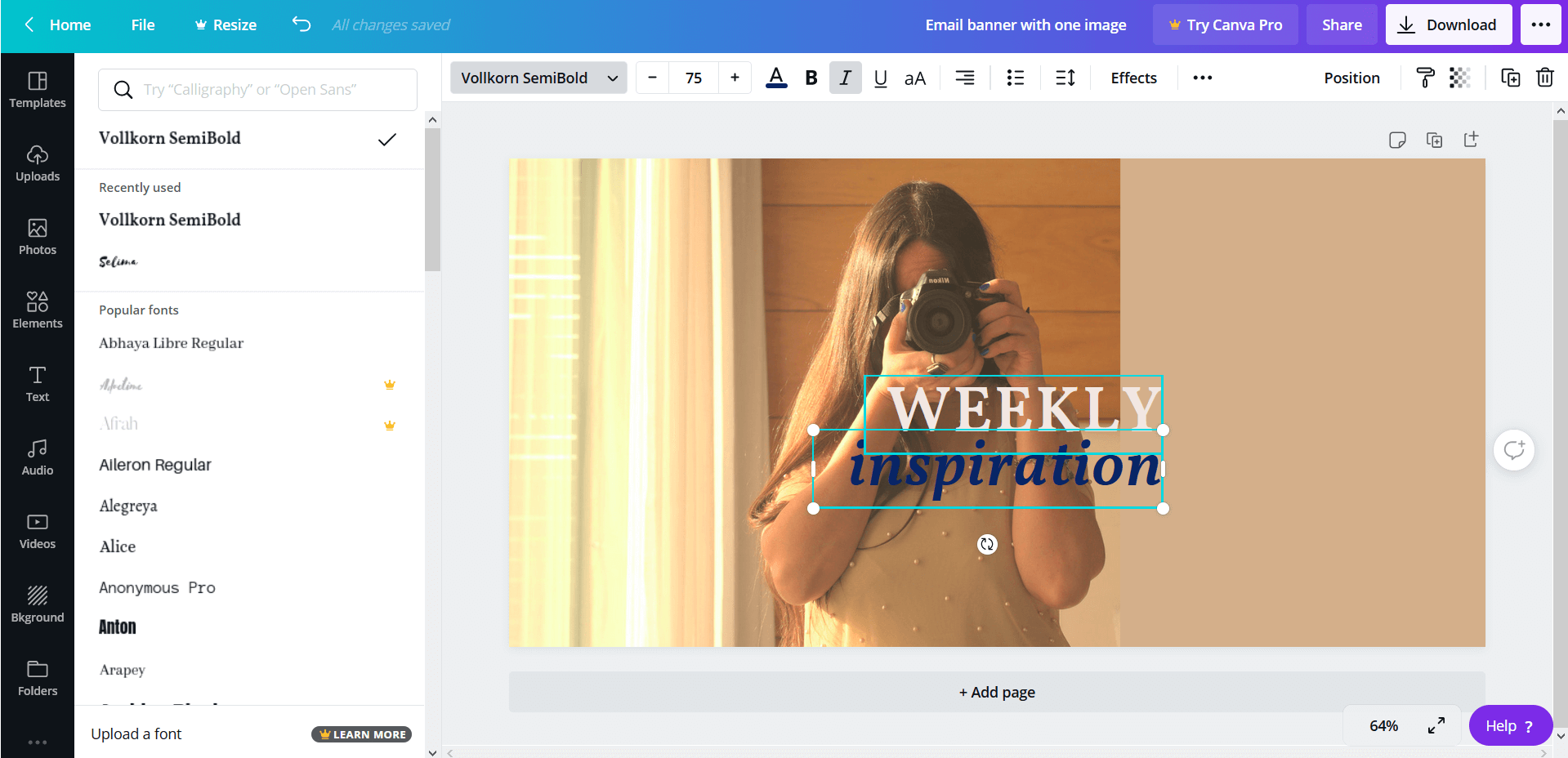 How To Design An Email Banner In Canva For Your Small Business ...