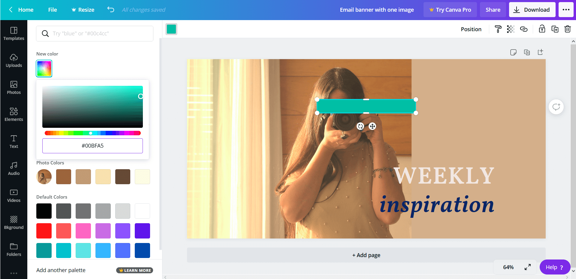 How To Design An Email Banner In Canva For Your Small Business ...