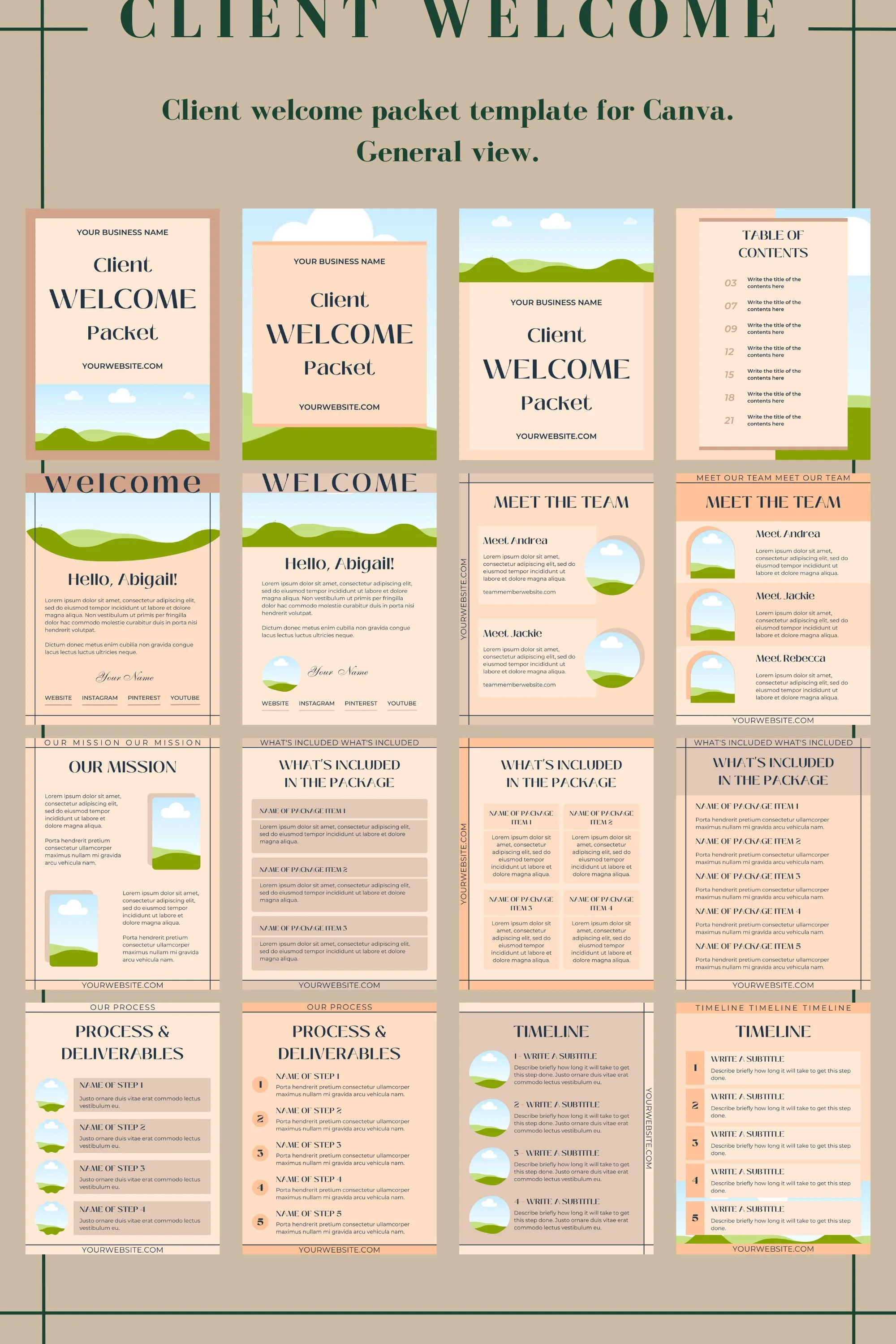 Canva Client Welcome Packet Template | Ashley — Soulful Girls Studio