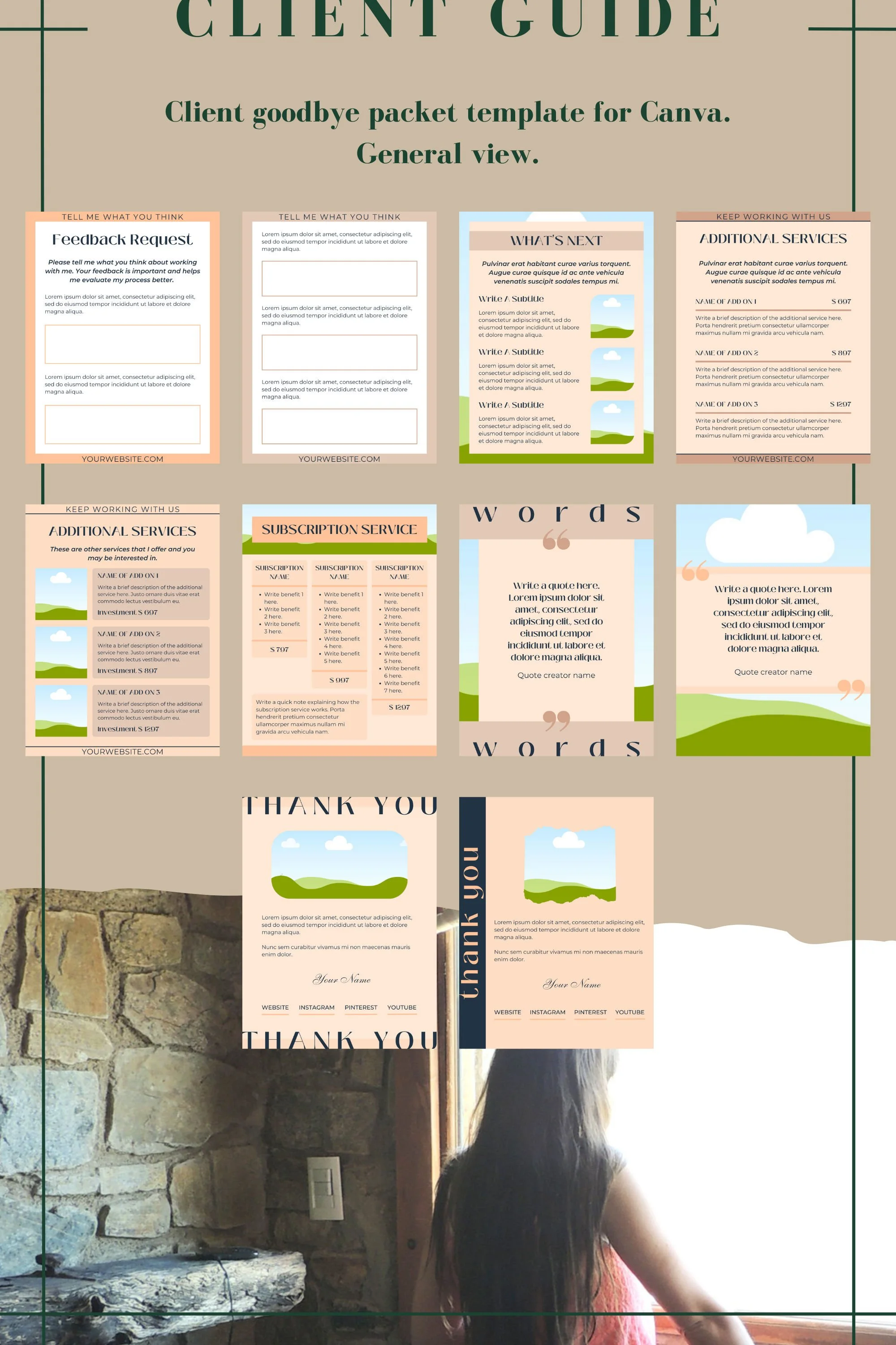 Canva Client Goodbye Packet Template | Ashley — Soulful Girls Studio