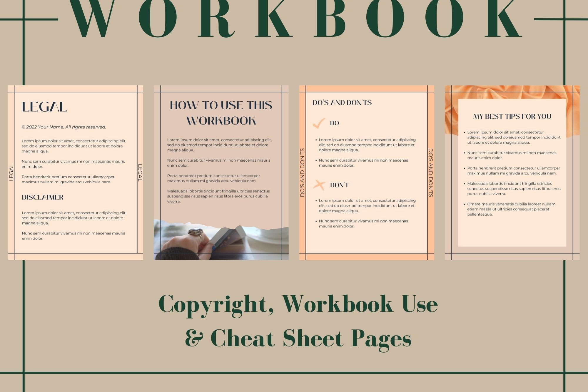 Canva Workbook Template | Ashley — Soulful Girls Studio