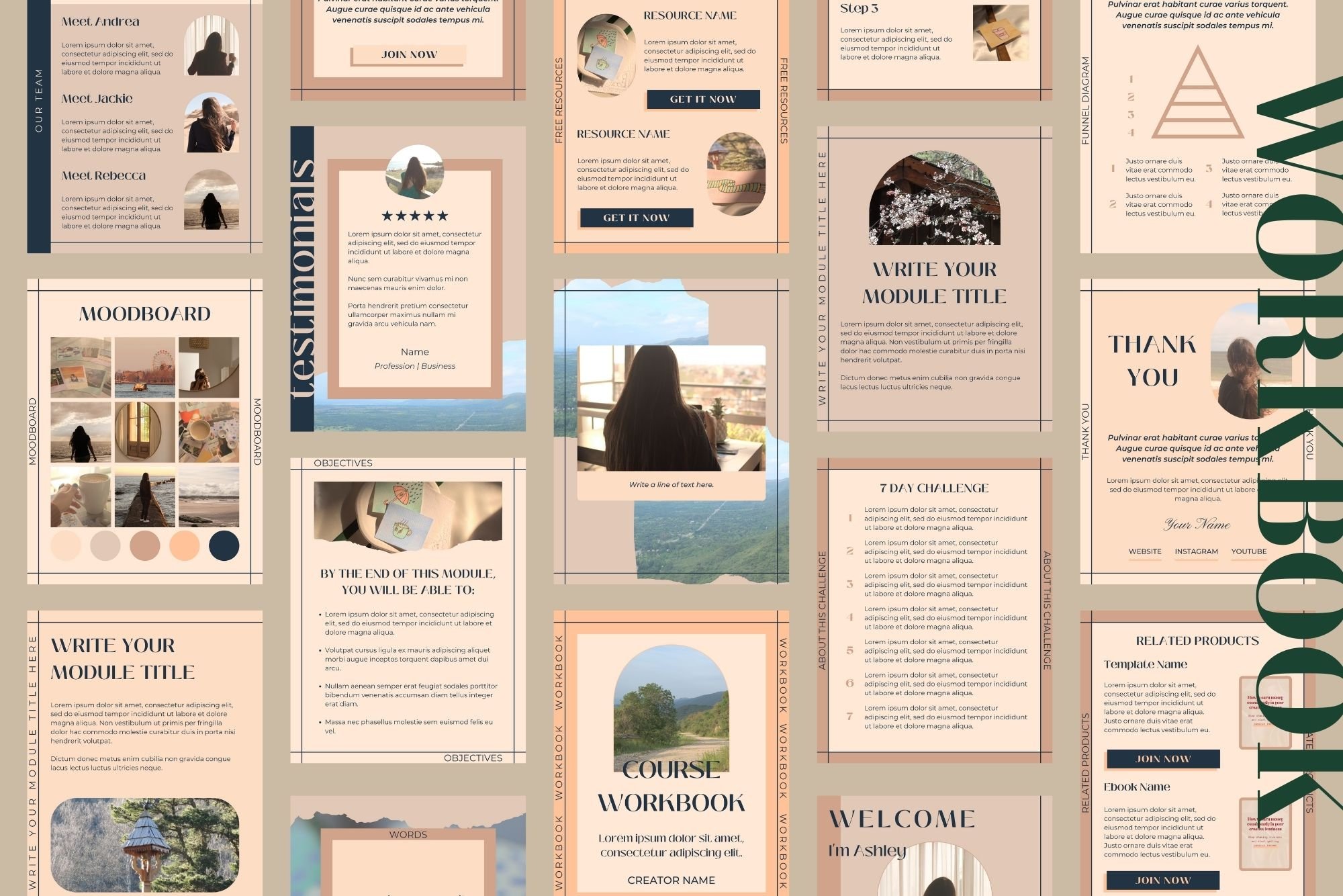 Canva Workbook Template | Ashley — Soulful Girls Studio