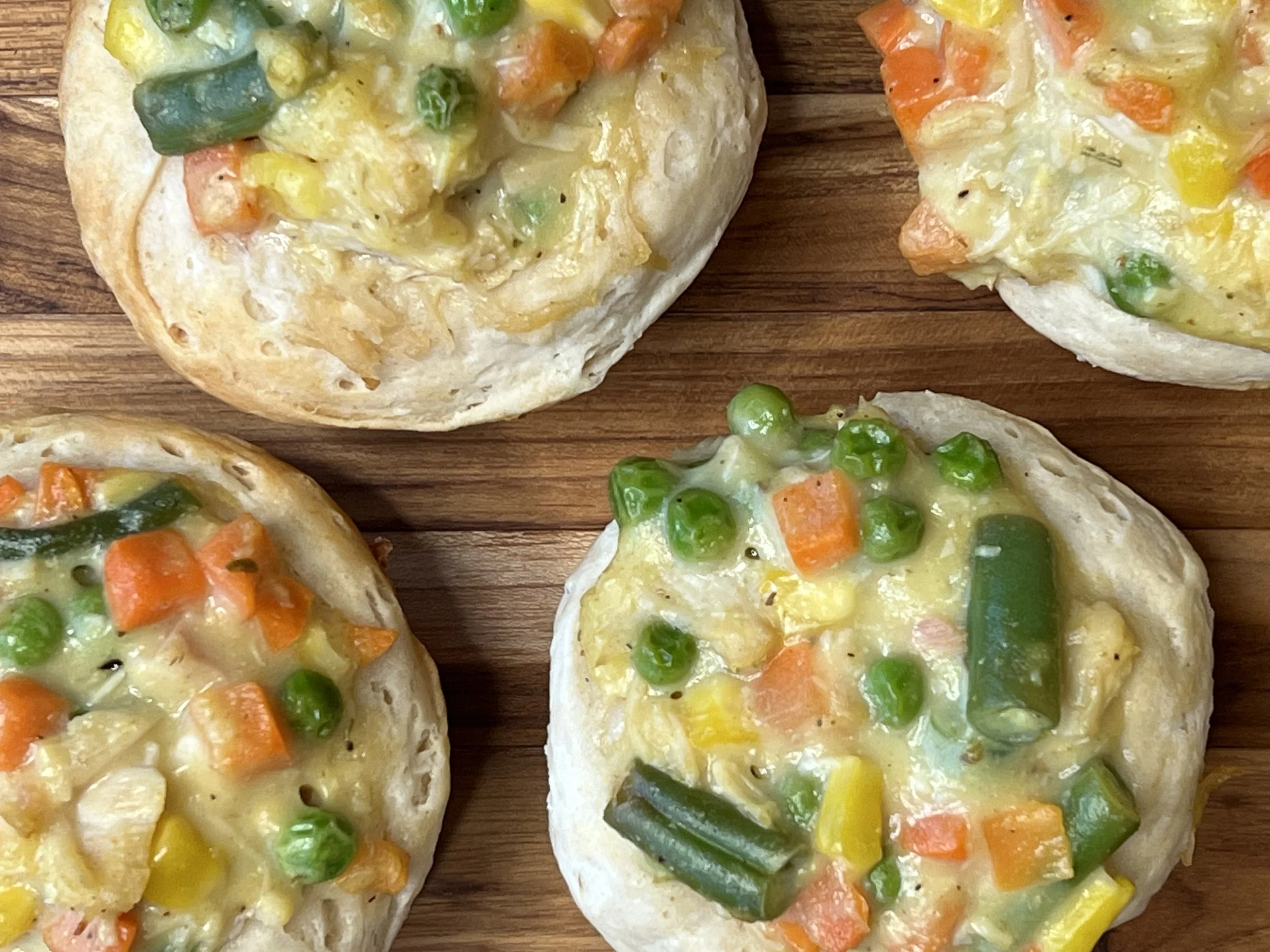 4 Ingredient Mini Chicken Pot Pies — Miss Annie's Home + Kitchen
