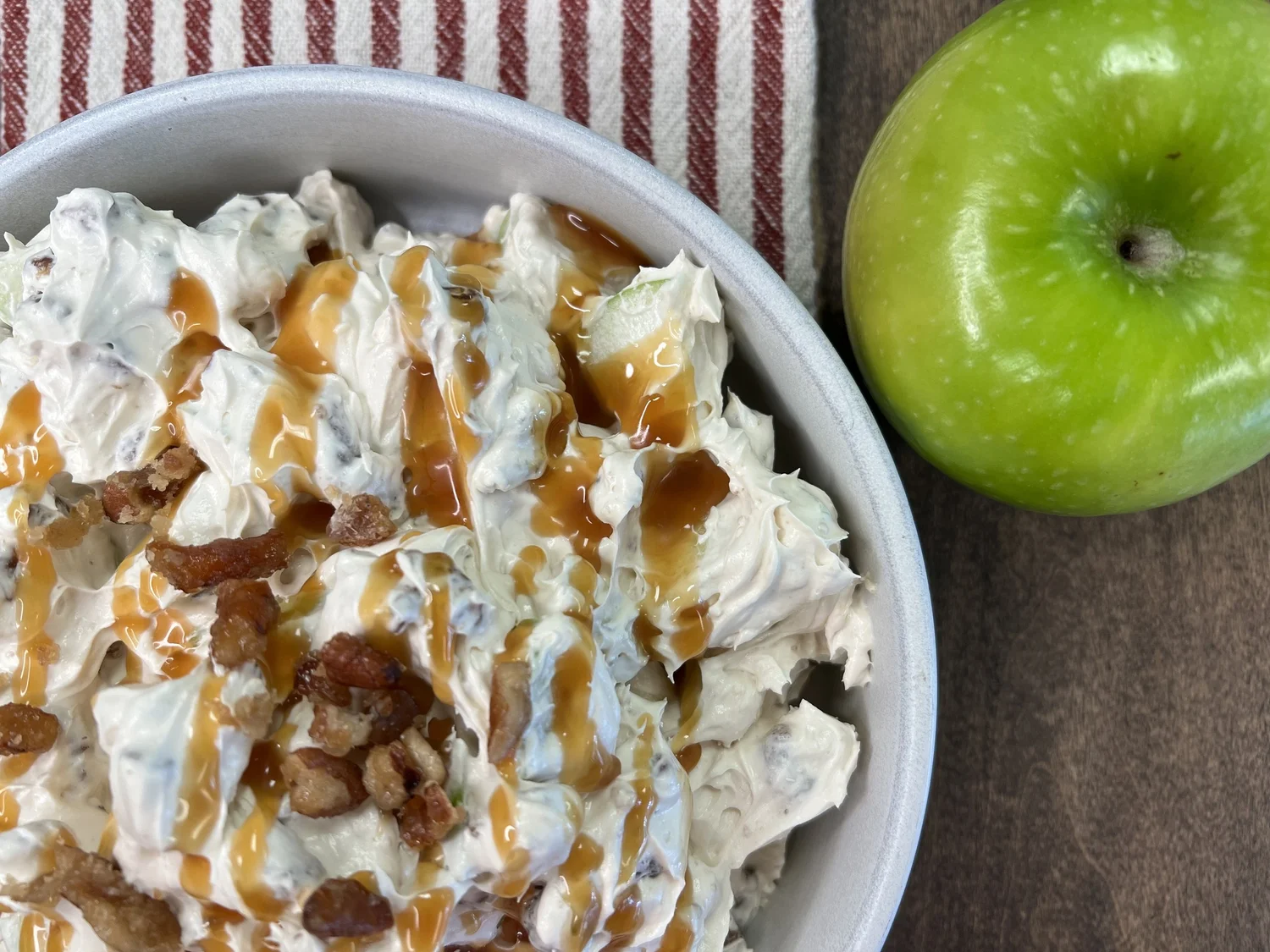 Caramel Apple Crack Pretzel Salad — Miss Annie's Home + Kitchen