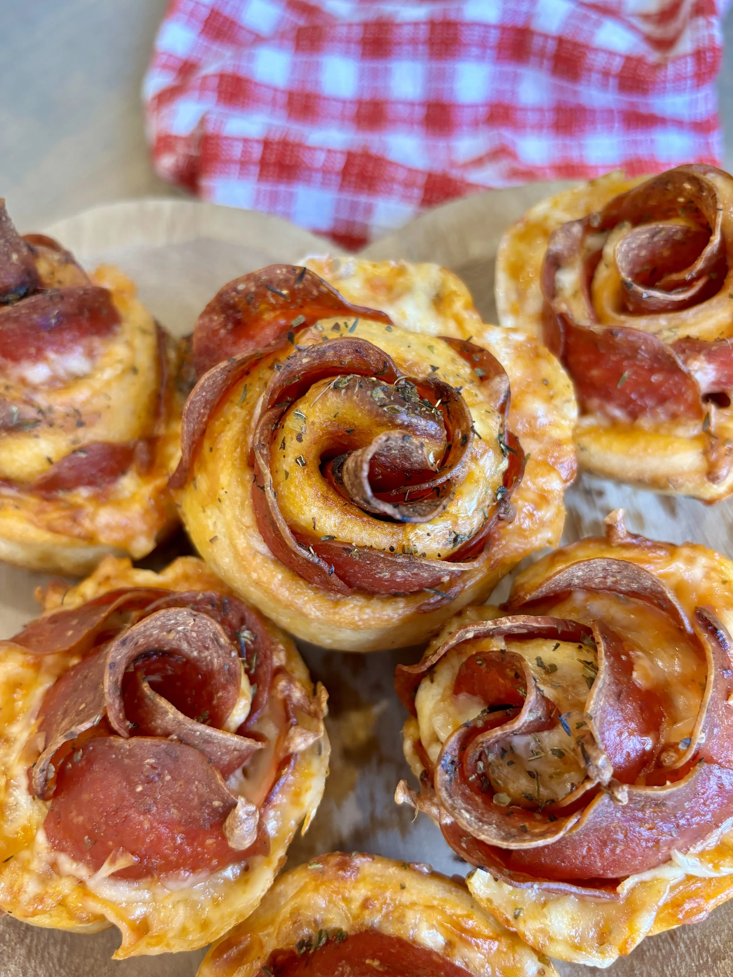 Easy Valentine Rose Pizzas — Miss Annie's Home + Kitchen