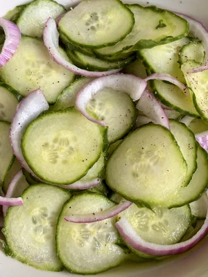 Tangy Cucumber Salad — Miss Annie's Home + Kitchen