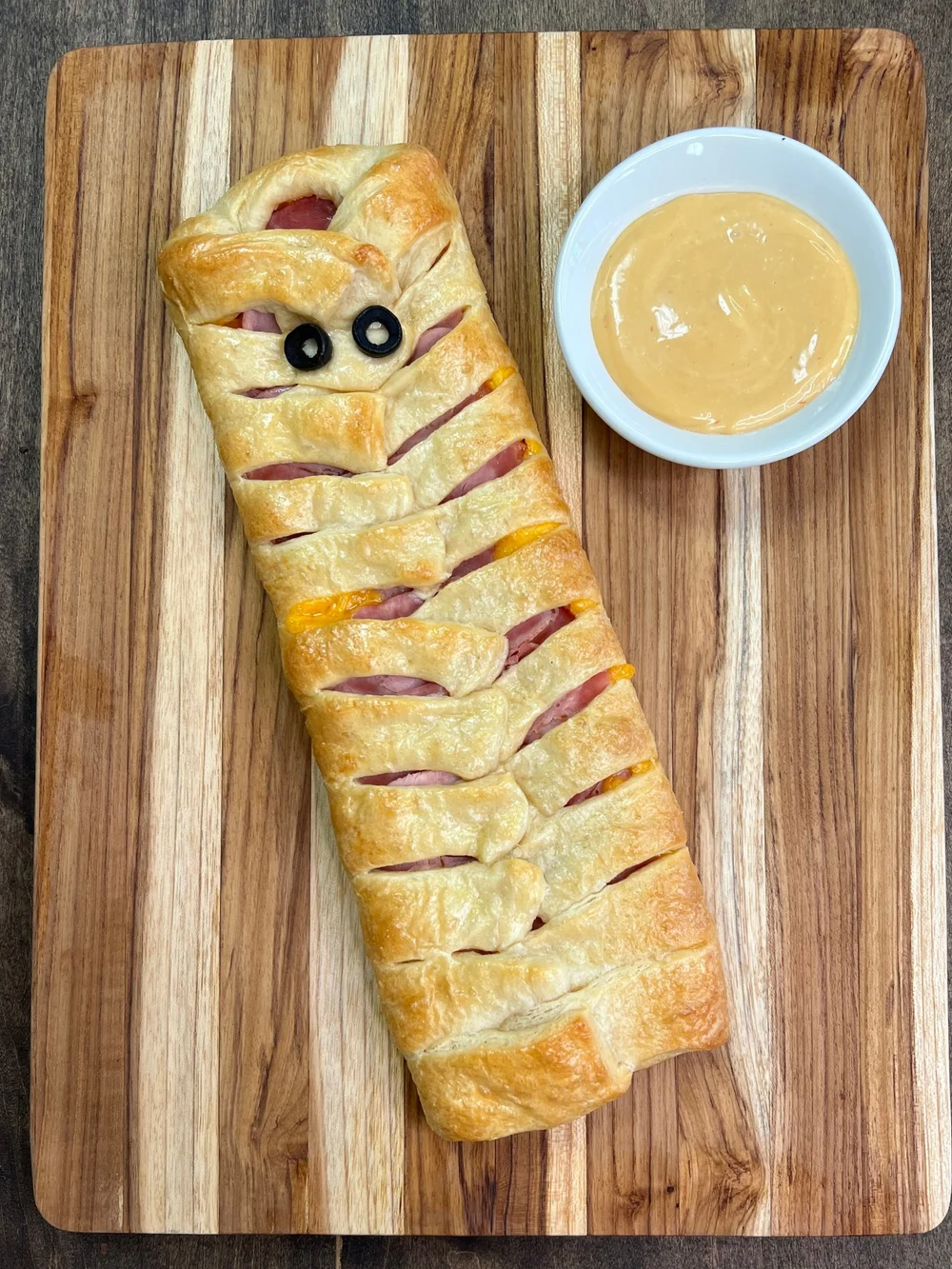 Easy Ham & Cheese Crescent Mummy — Miss Annie's Home + Kitchen