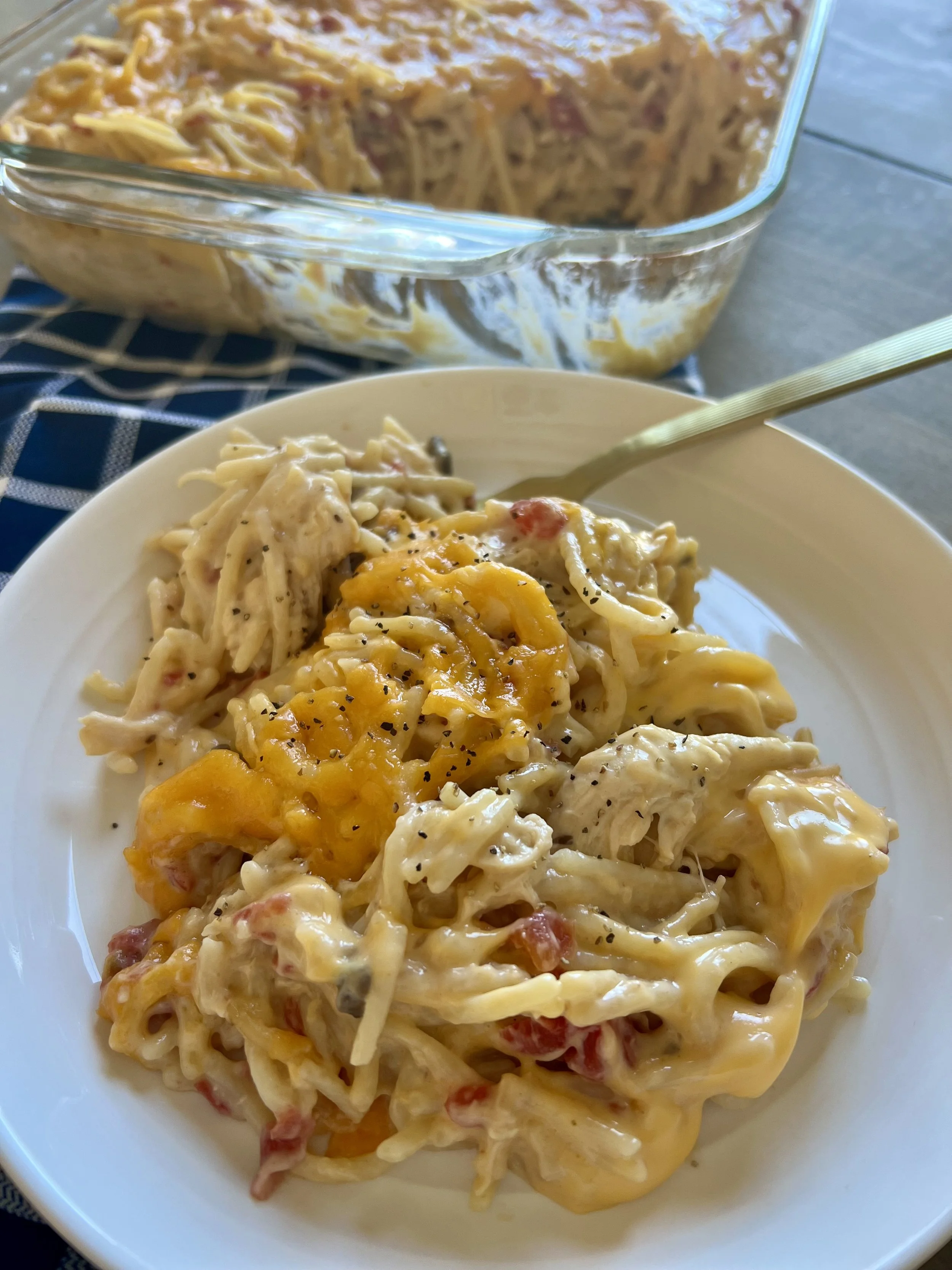 Easy Chicken Spaghetti — Miss Annie's Home + Kitchen
