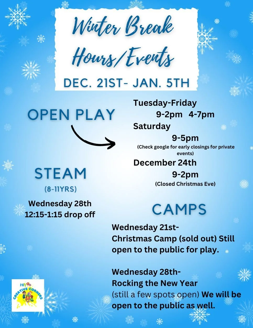 Kid's Creative Corners