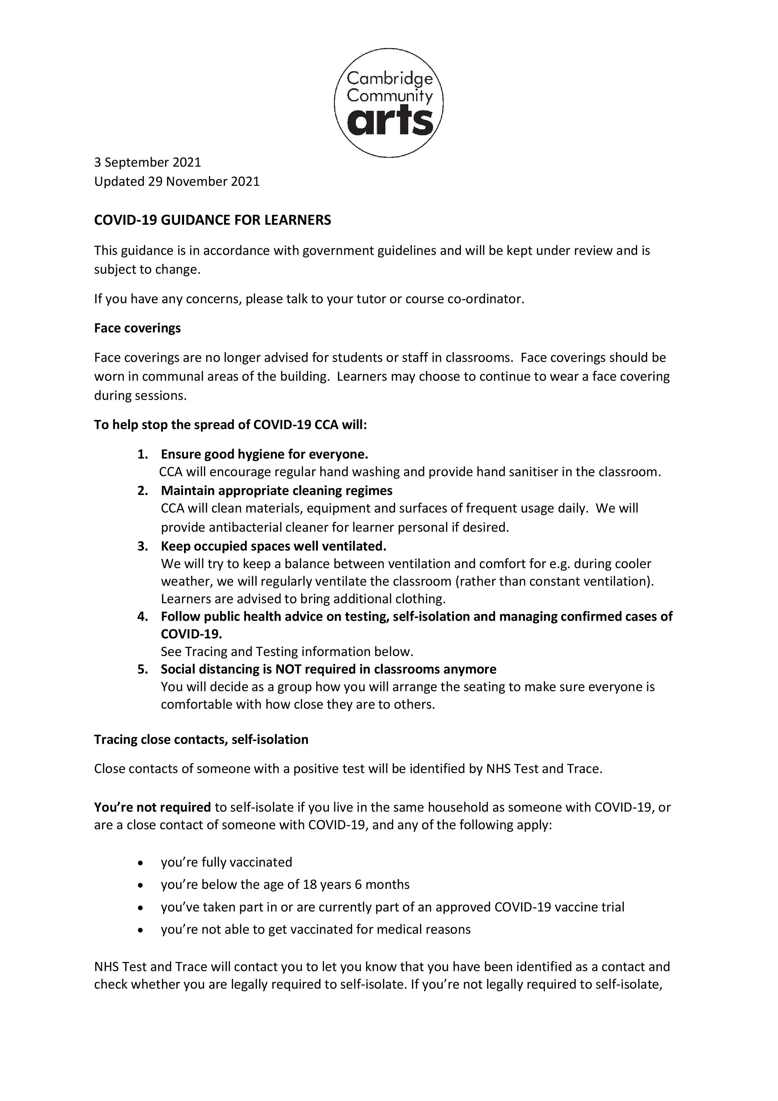 Guidance For Learners Cambridge Community Arts guidance-for-learners-cambridge-community-arts