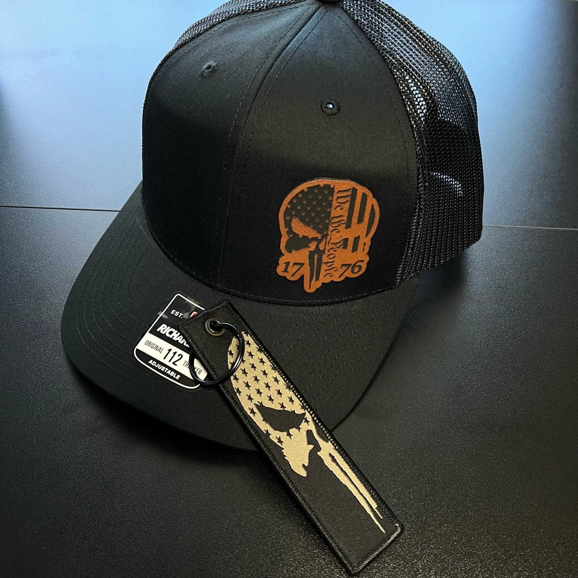 We The People Trucker Cap Leather Patch Hat. — Our Future Nation