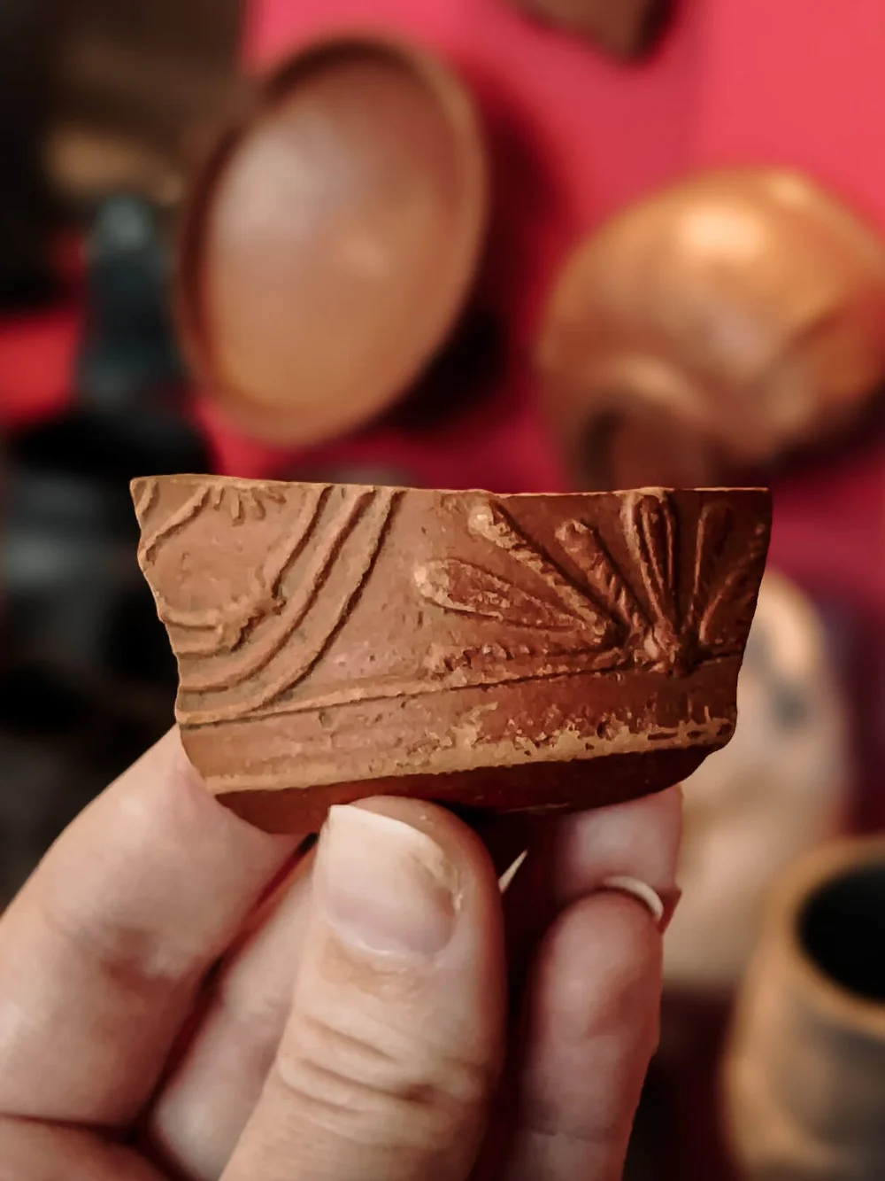 SAMIAN WARE : DECORATED — Roman Found