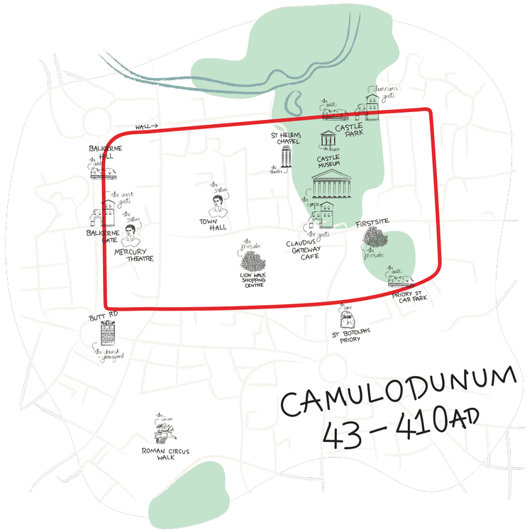 EXPLORING ROMAN COLCHESTER — Roman Found