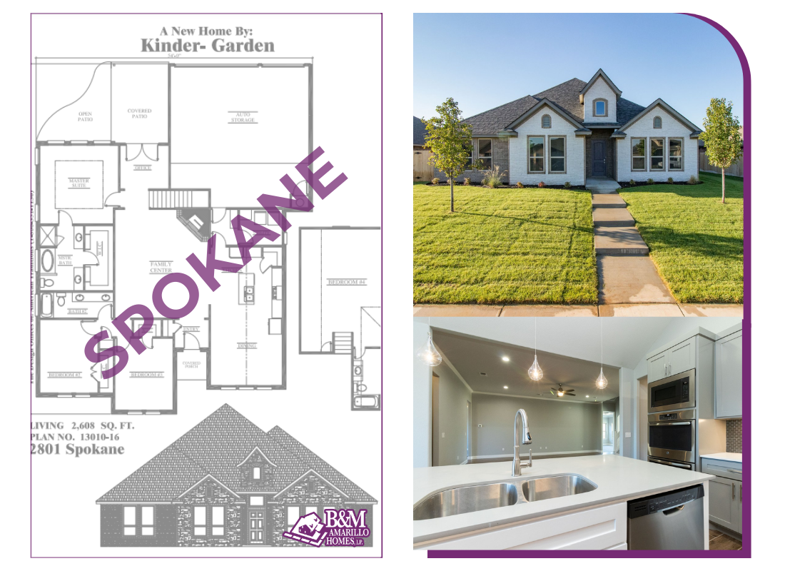 Spokane — Trusted Custom Home Builders In Amarillo, TX | B&M Amarillo Homes