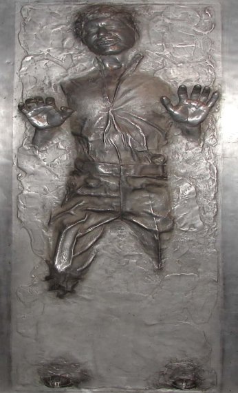 Han Solo in Carbonite Mini Fridge Wrap