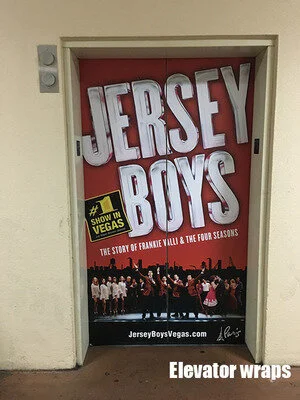 Custom Printed Vinyl Elevator Wraps. Doors, Trim, & Cab Wraps