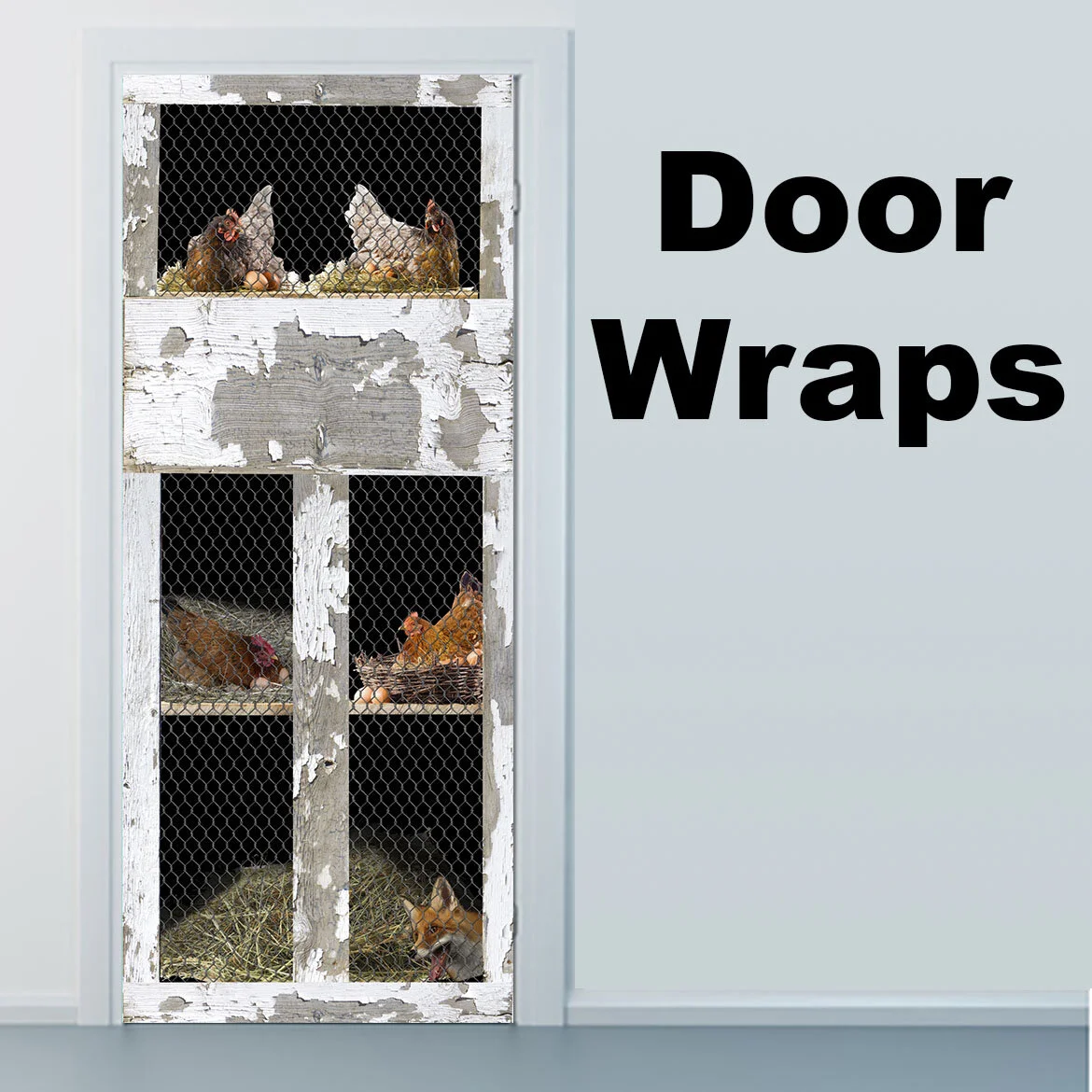 Chicken Coop Door Wrap — RM wraps LLC