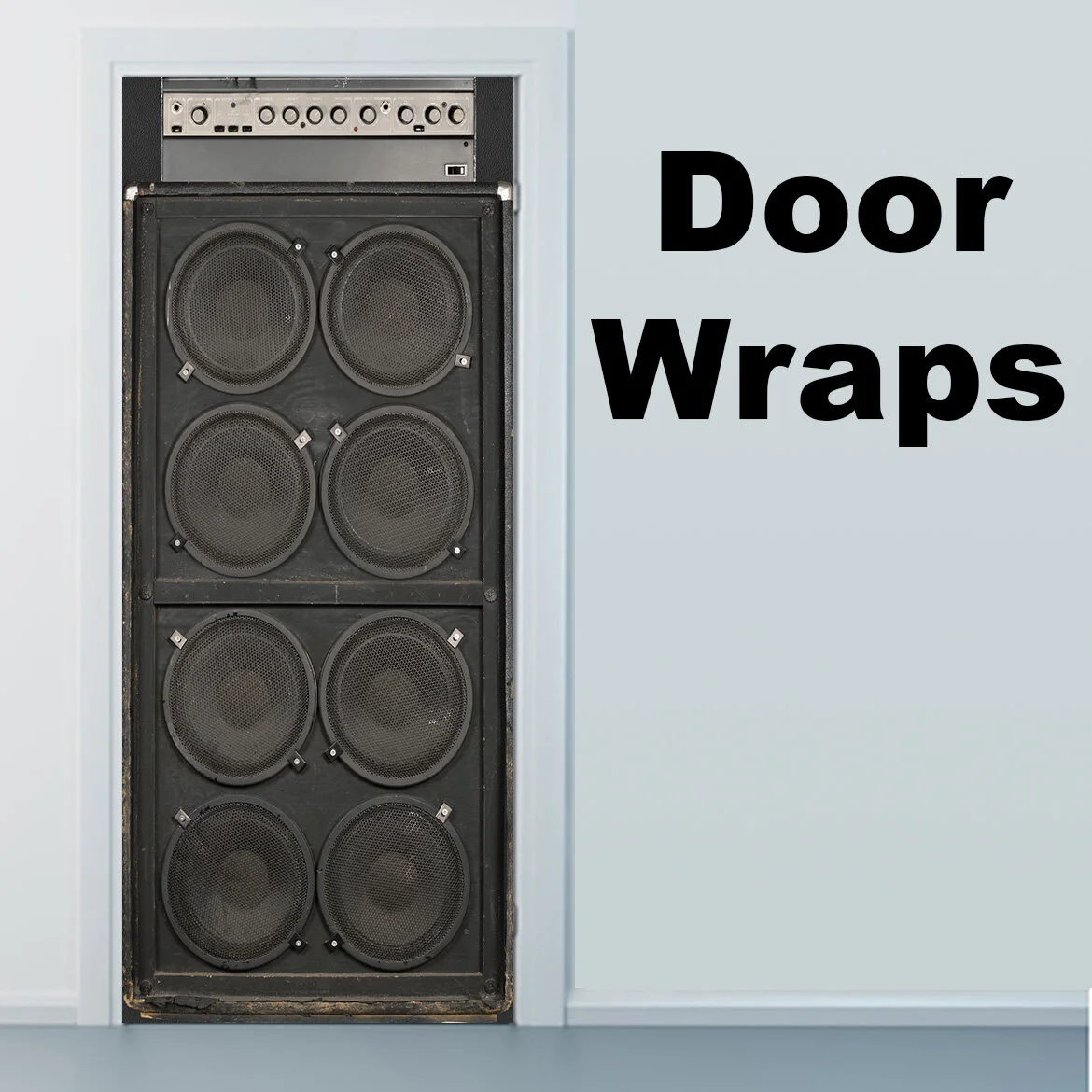 Amplified Speakers Door wrap