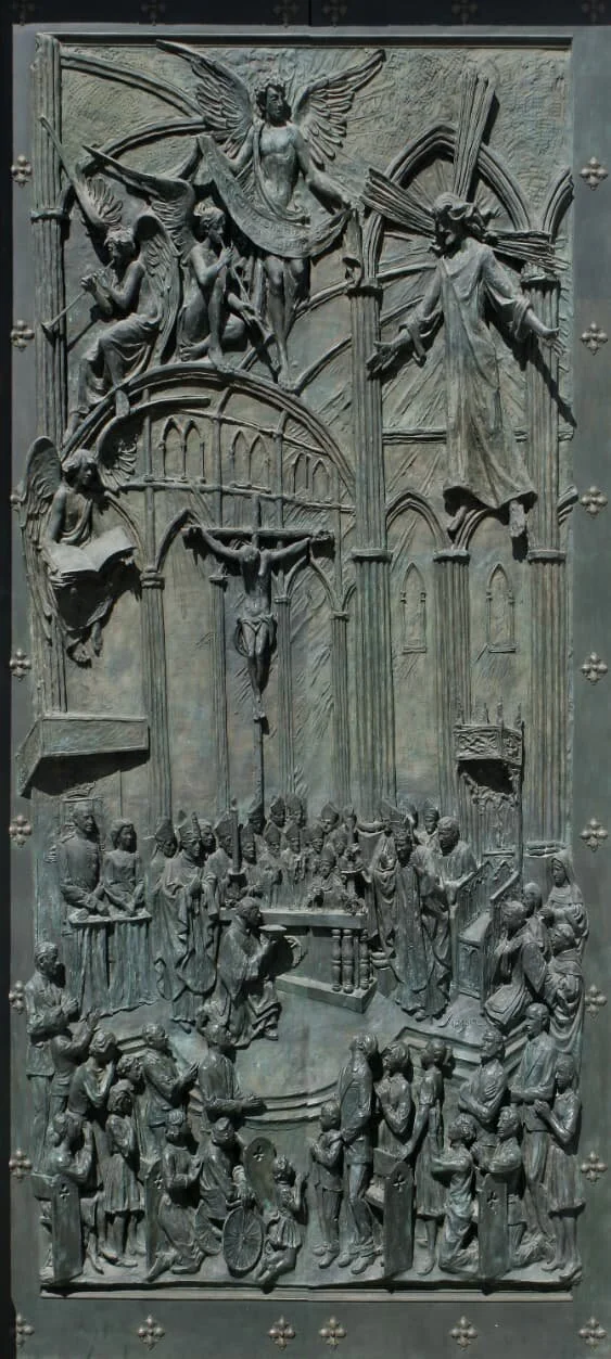 Metal Church Door Wrap