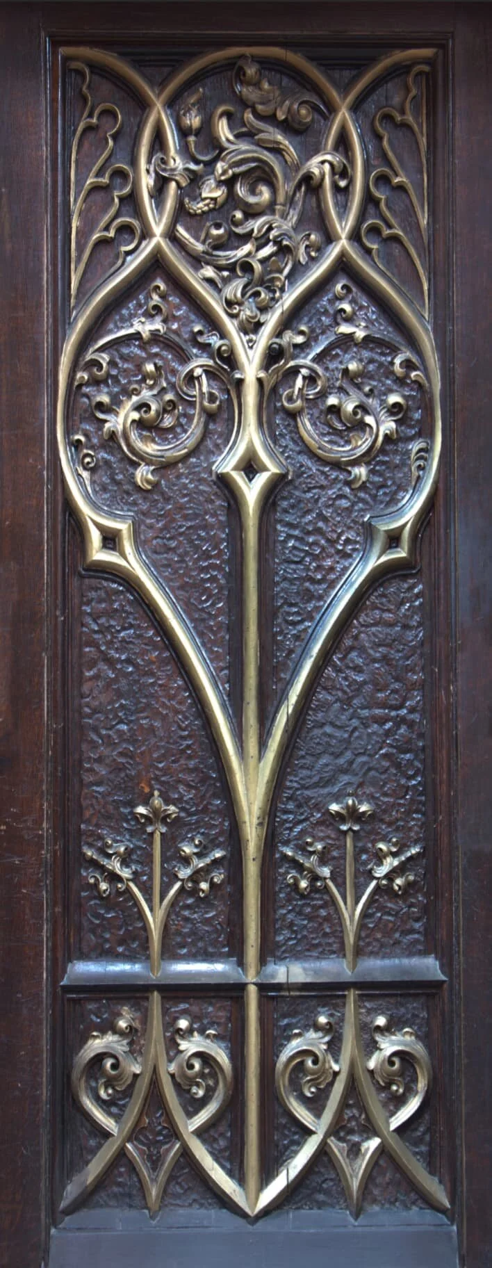 Medieval Front Door in Prague Door Wrap