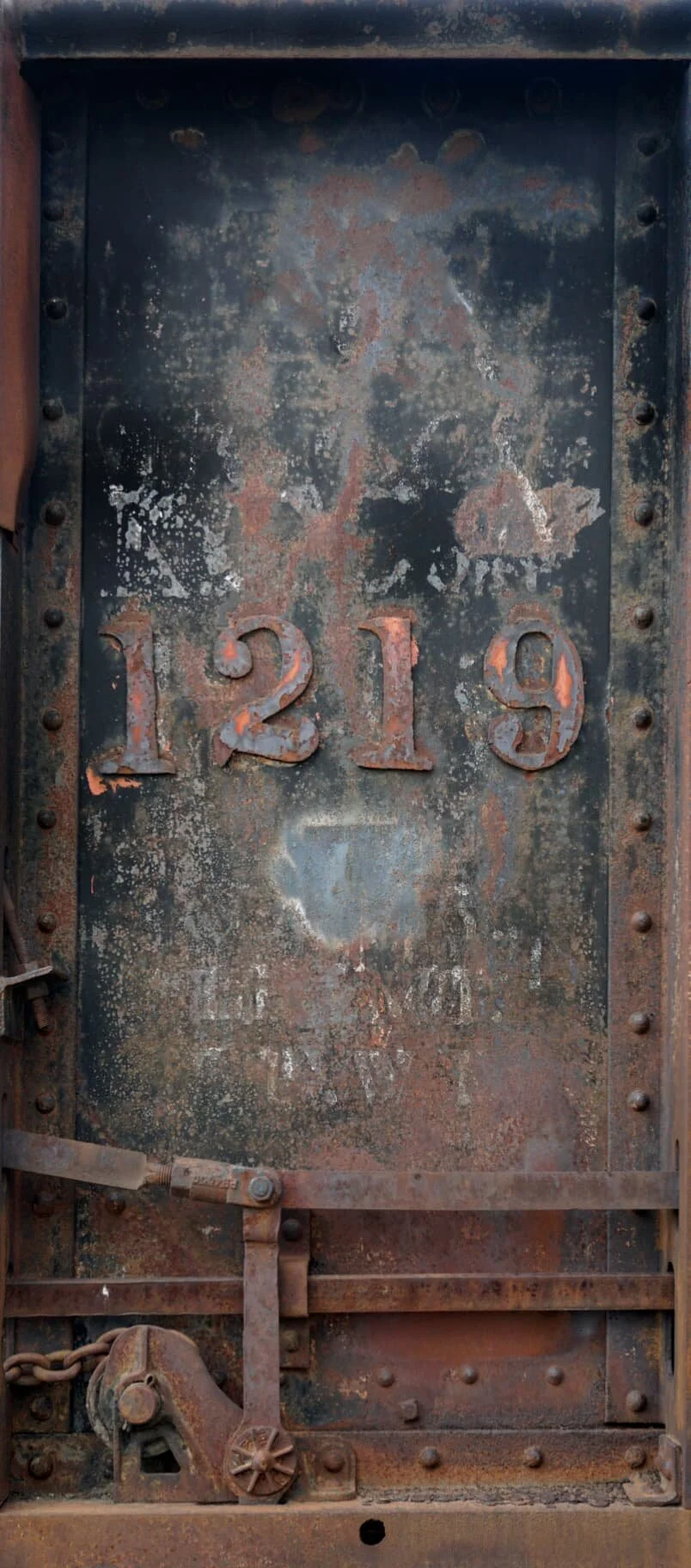 Train Car Number 1219 Door Wrap