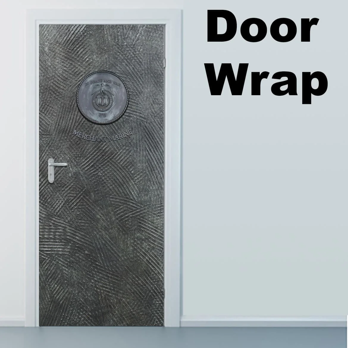 Rusted Sheet Metal Door wraps — RM wraps LLC