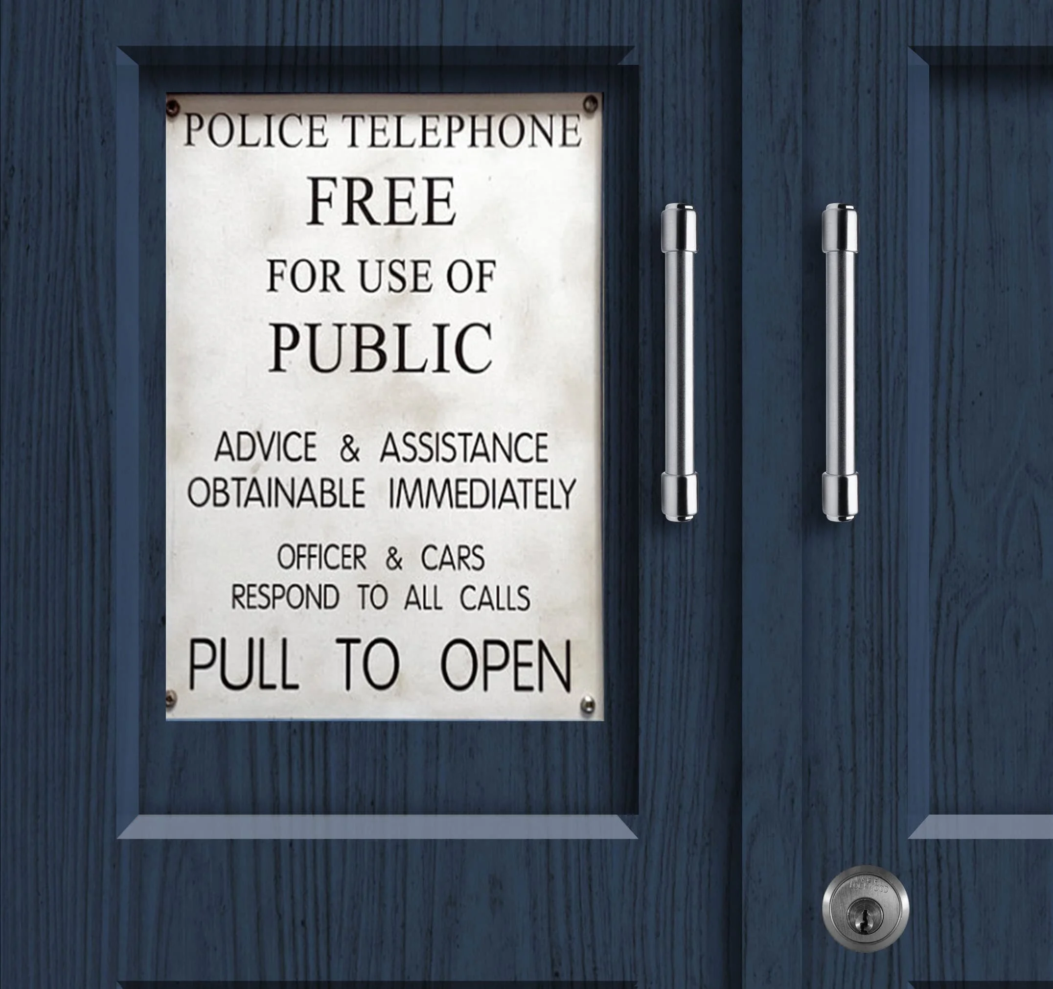 Tardis Door wrap