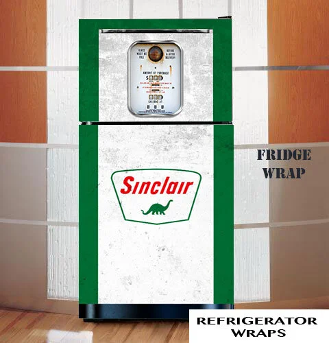 Sinclair 2-Tone Gas Pump Refrigerator Wrap — RM wraps LLC