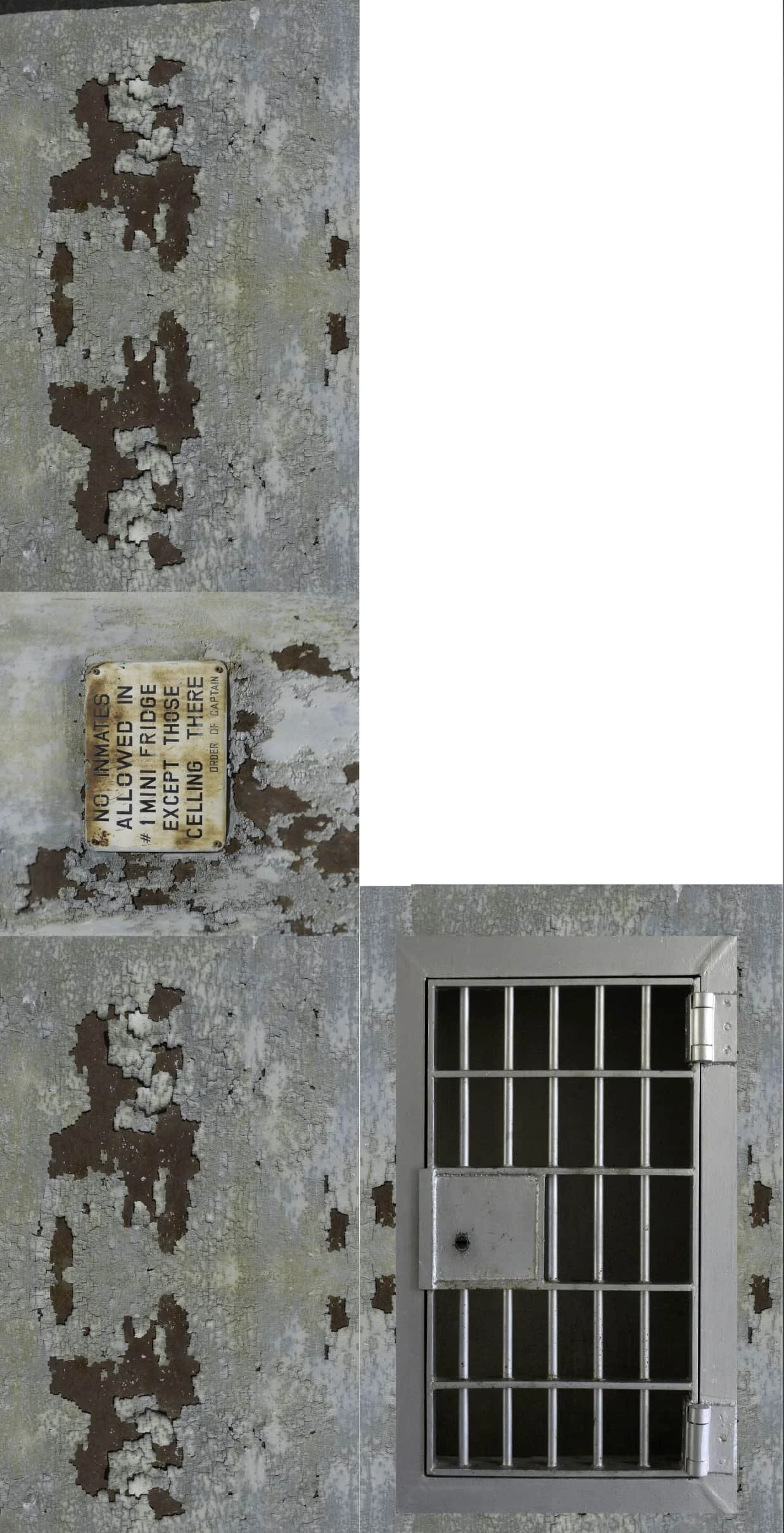 "No Inmates" Jail Cell Mini Fridge Wrap
