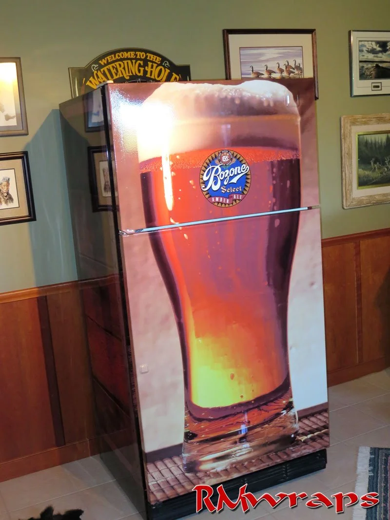 Beer Glass Refrigerator Wrap