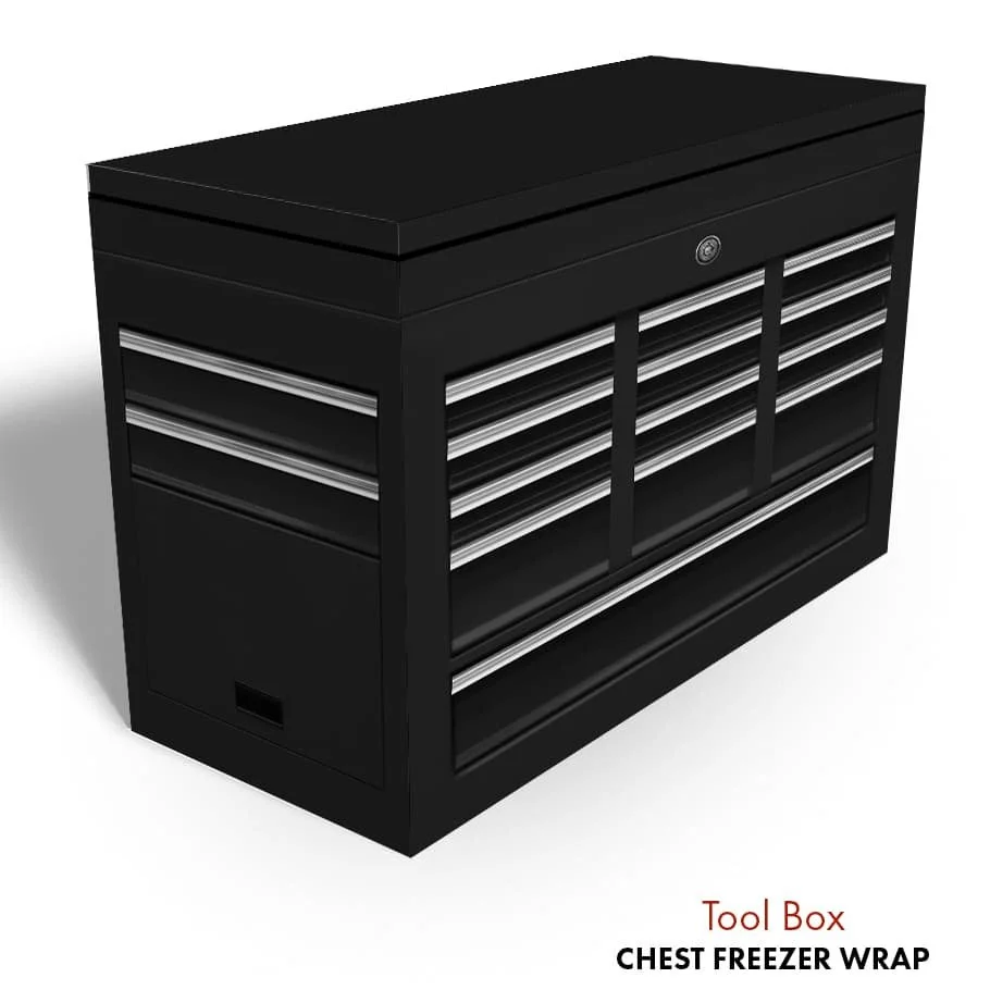 Tool Box Chest Freezer Wrap (Available in 12 Colors) — RM wraps LLC