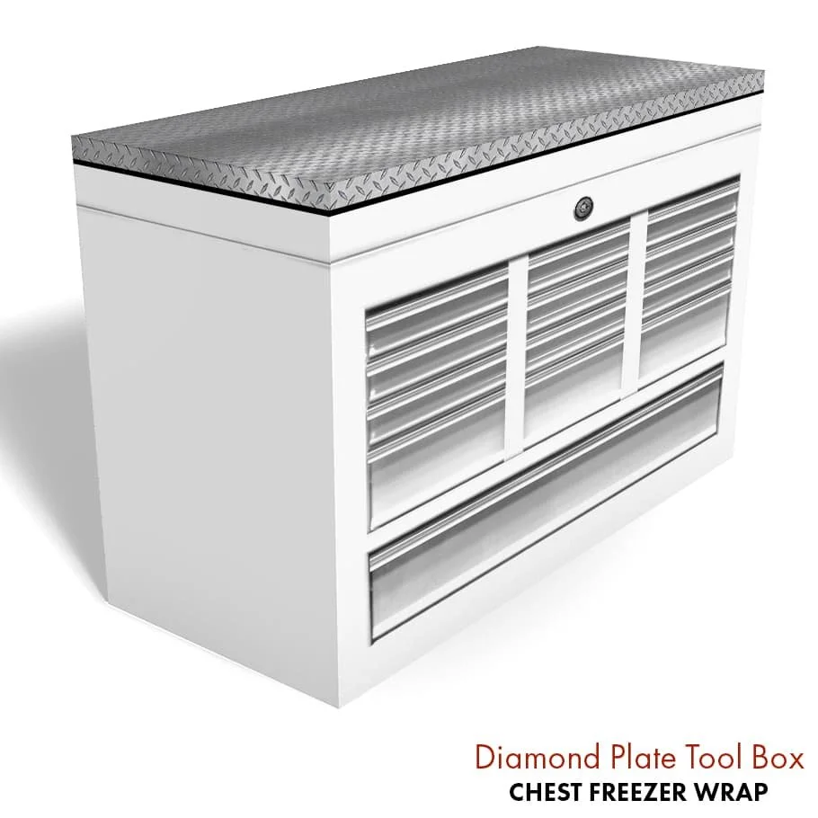 Tool Box Chest Freezer Wrap (Available in 12 Colors) — RM wraps LLC