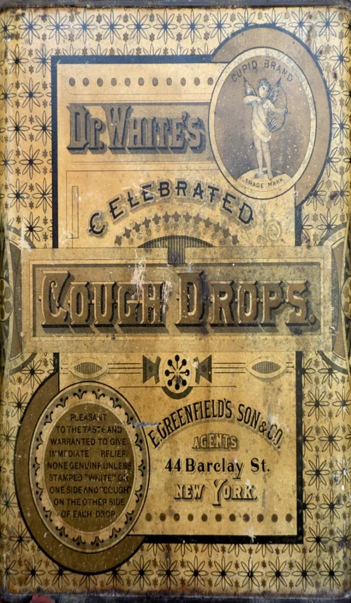 Dr. White's Cough Drops Package Mini Fridge Wrap — RM wraps LLC