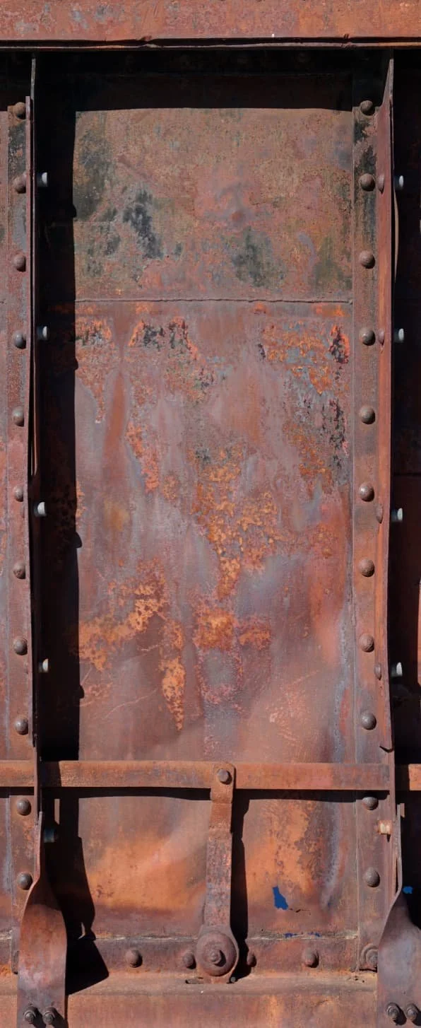 Rusted Train Wagon 1039 Refrigerator Wrap — RM wraps LLC